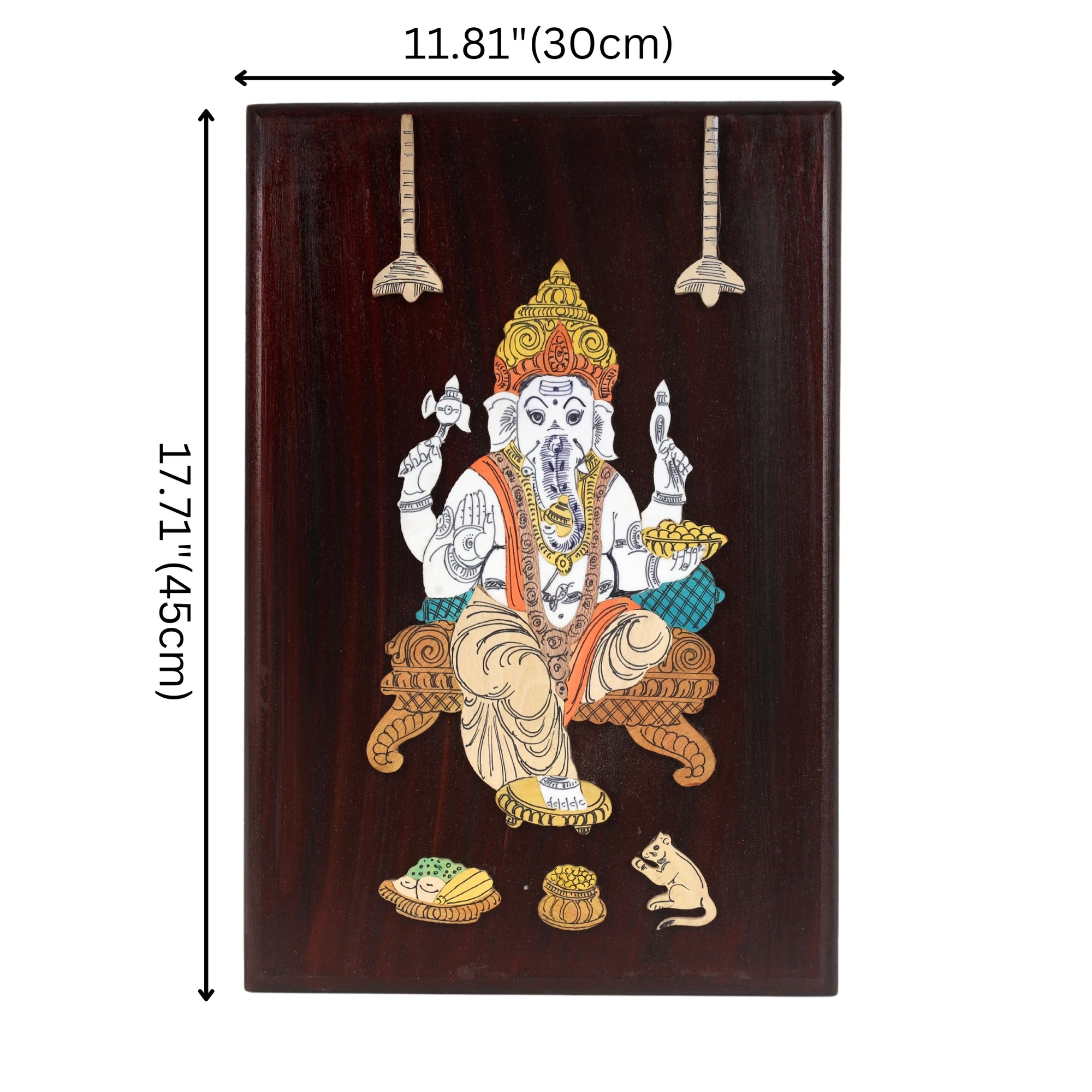3D Lord Ganesha Wall Decor - 45cm – Natriel