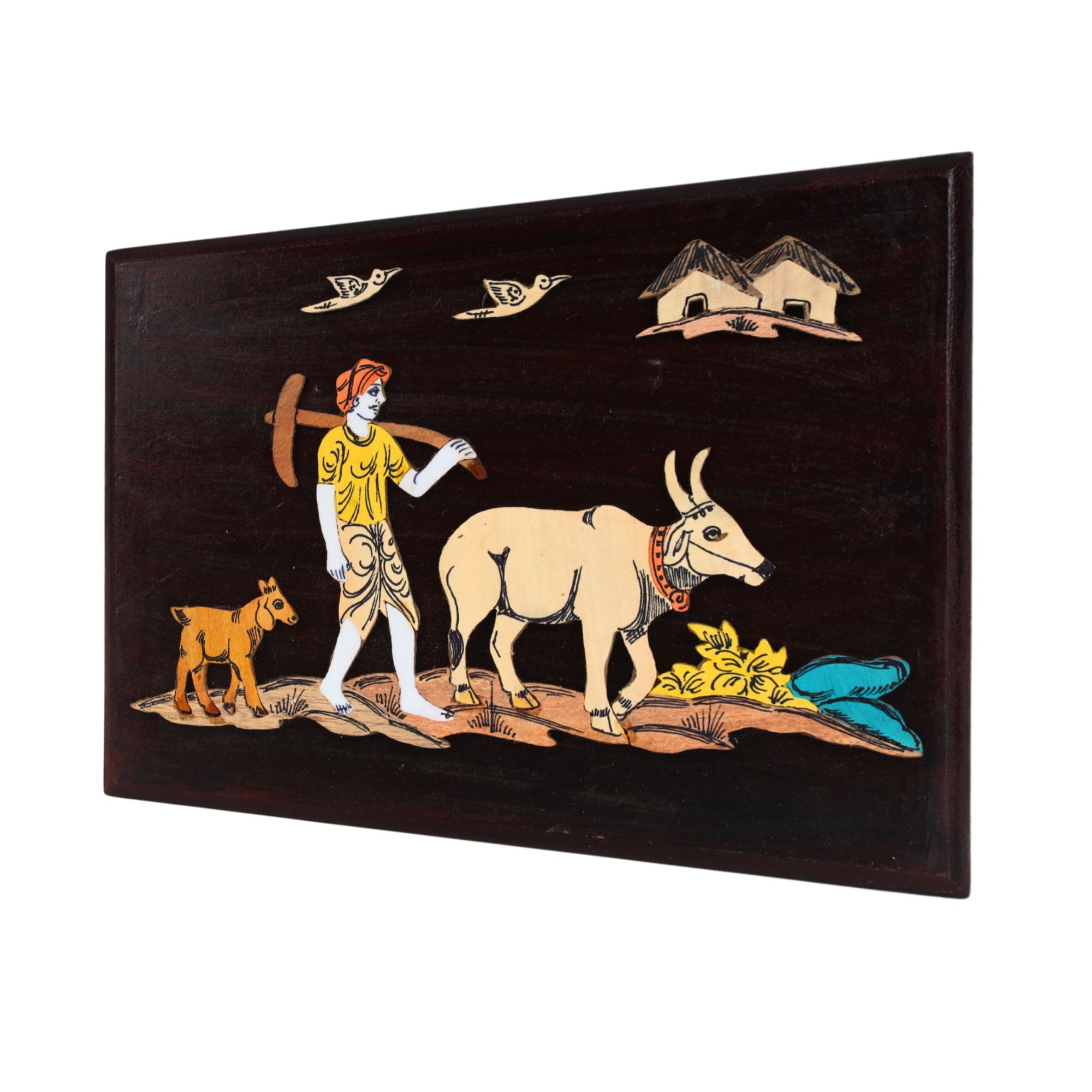 3D Farmer Rural Life Wall Decor – Natriel