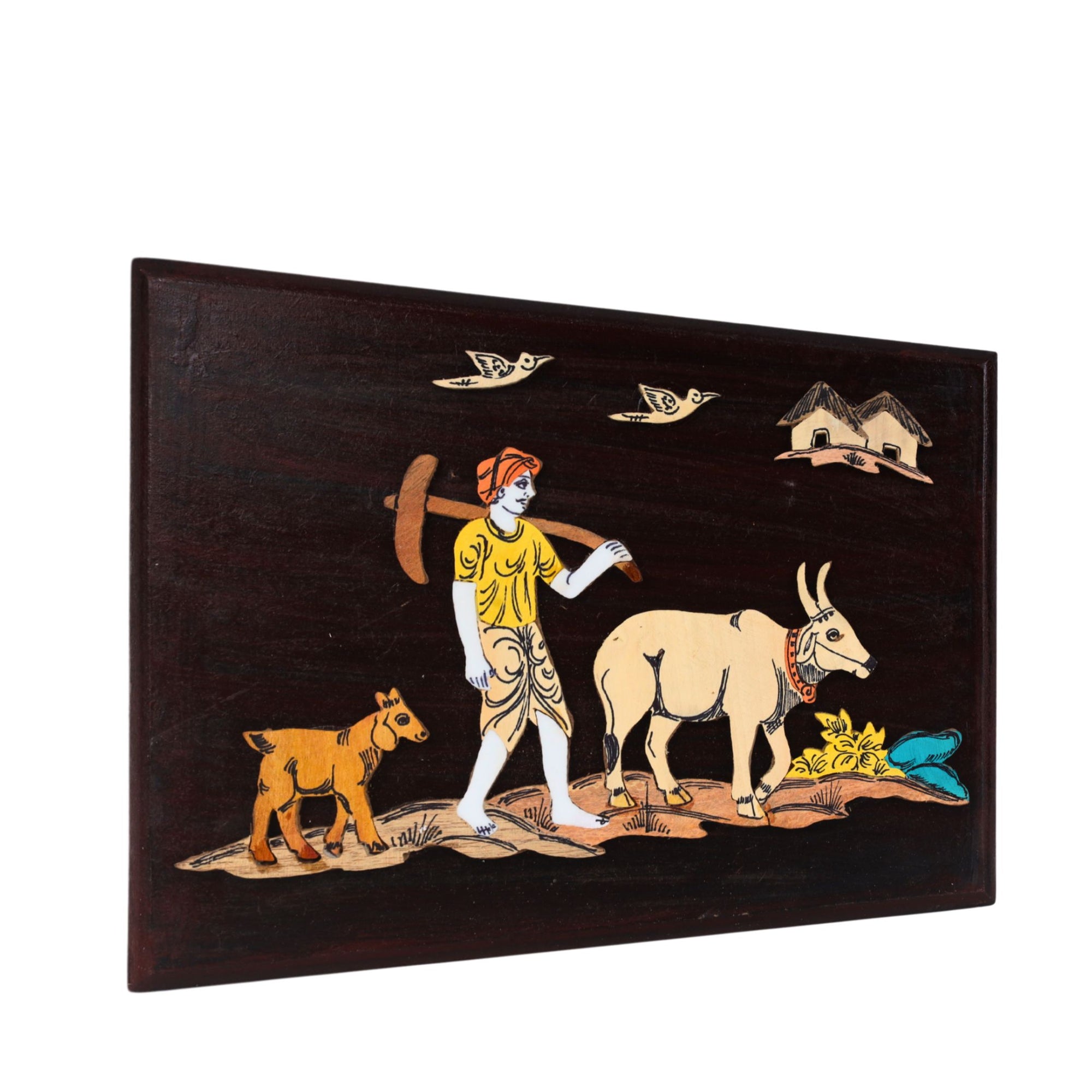 3D Farmer Rural Life Wall Decor – Natriel