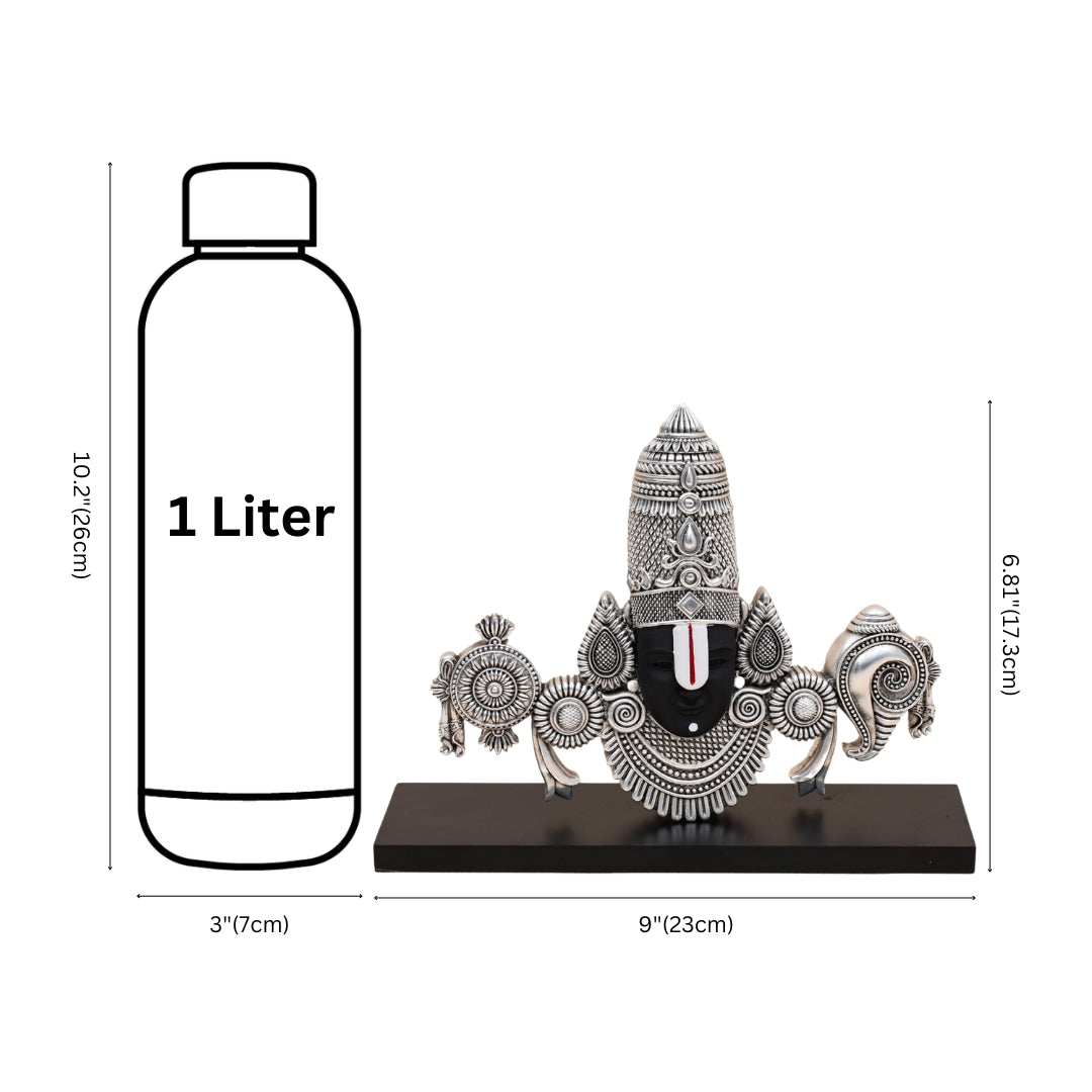 Antique Balaji Face Statue – Home Temple Decor – Natriel