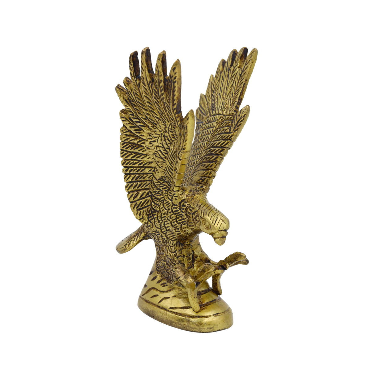 Handcrafted Brass Eagle Showpiece – Vastu Decor Item – Natriel