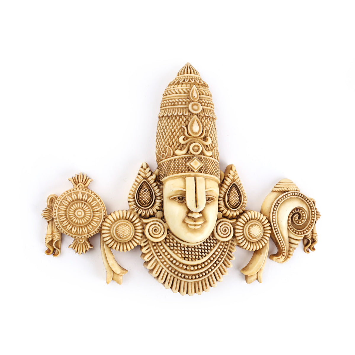 Cultured Marble Tirupati Balaji Hanging Statue (Large) – Natriel